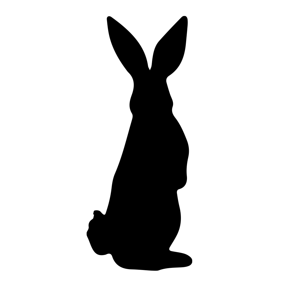 Standing Hare – Glass Shapes